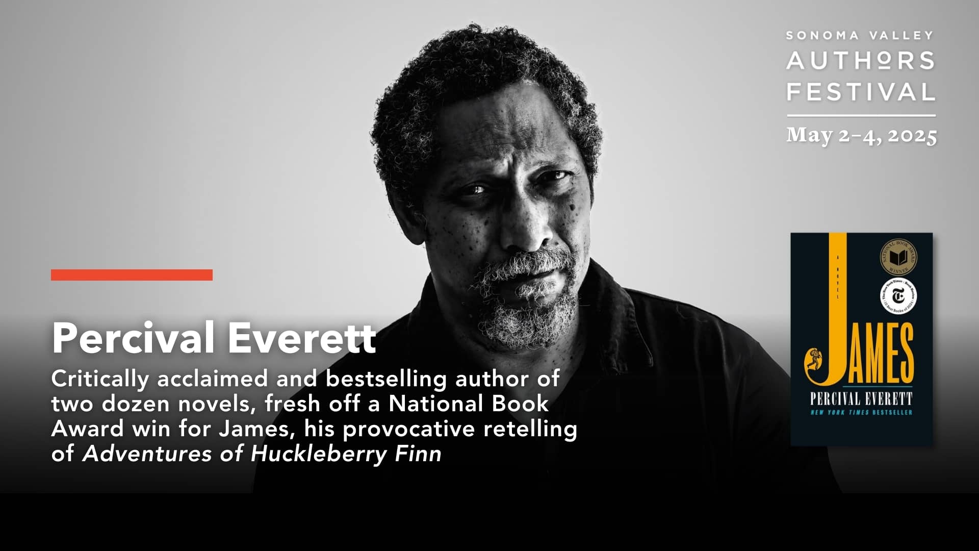 Percival Everett - Sonoma Valley Authors Festival